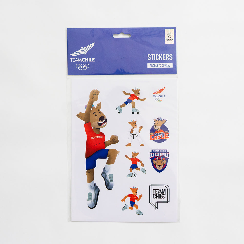 Stickers Team Chile Set 2 – Tienda Copec