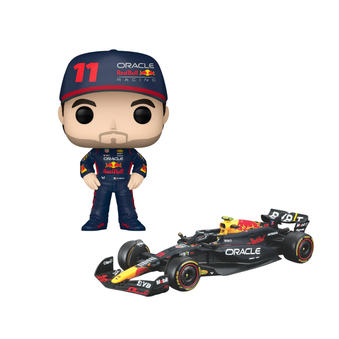 Combo Checo Pérez Funko y RB20 F1 Escala 1:43 | Tienda Copec