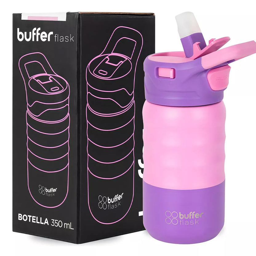 Botella Agua Térmica Kids Buffer 350ml Rosado | Tienda Copec