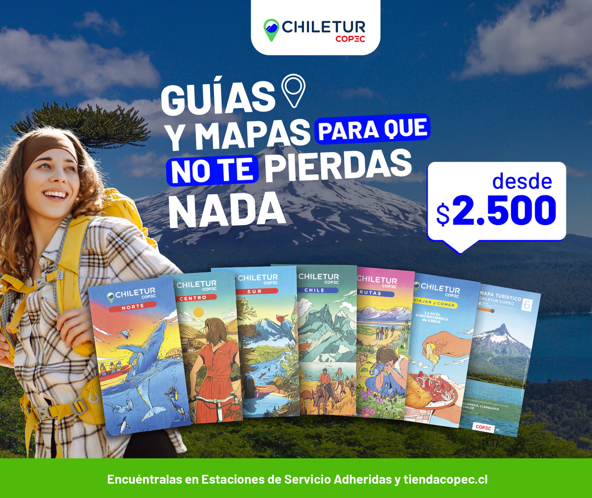 Chiletur: Mapas y guías de Chile | Tienda Copec