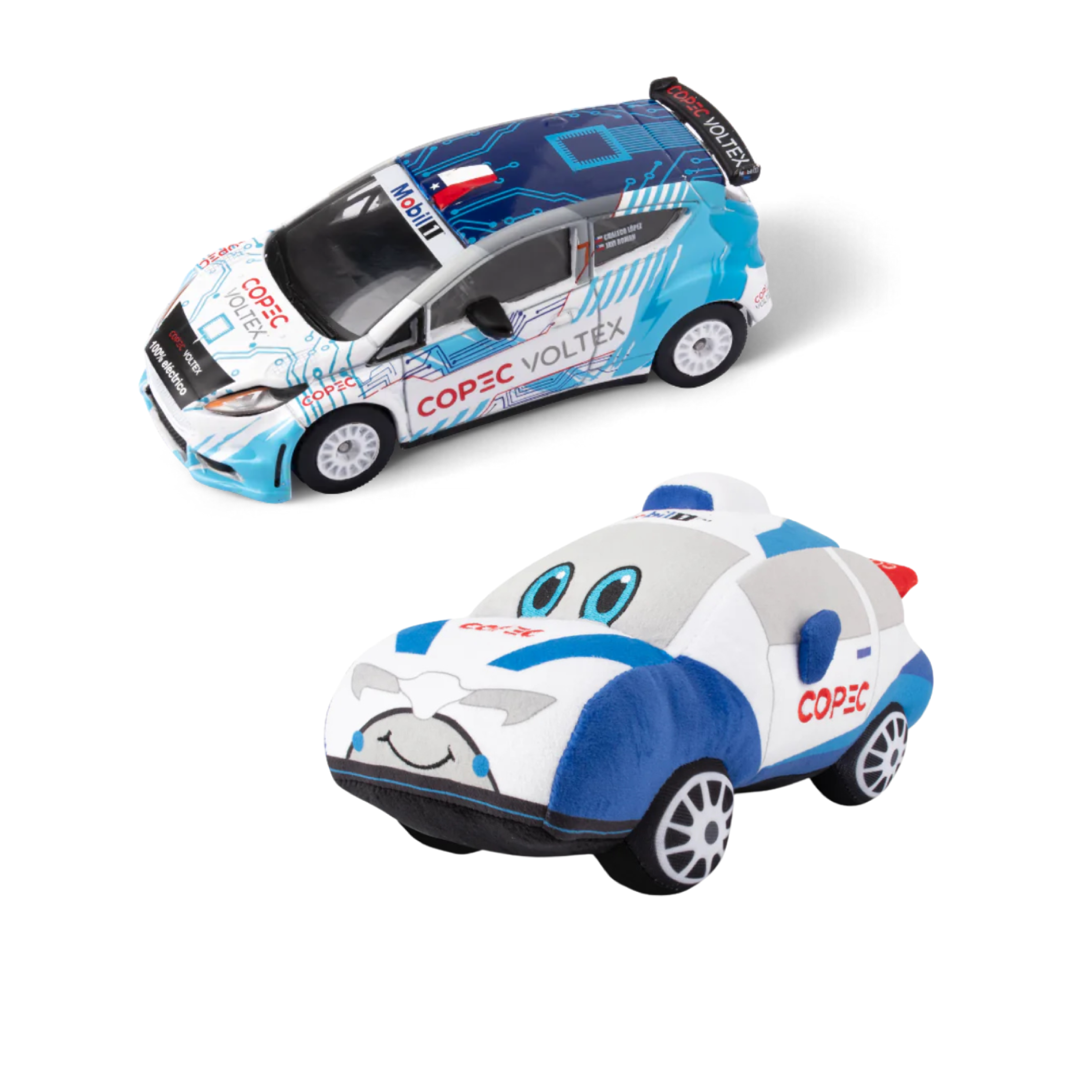 Combo Peluche Copec Rally + Auto Escala 1/55 Copec Voltex – Tienda Copec