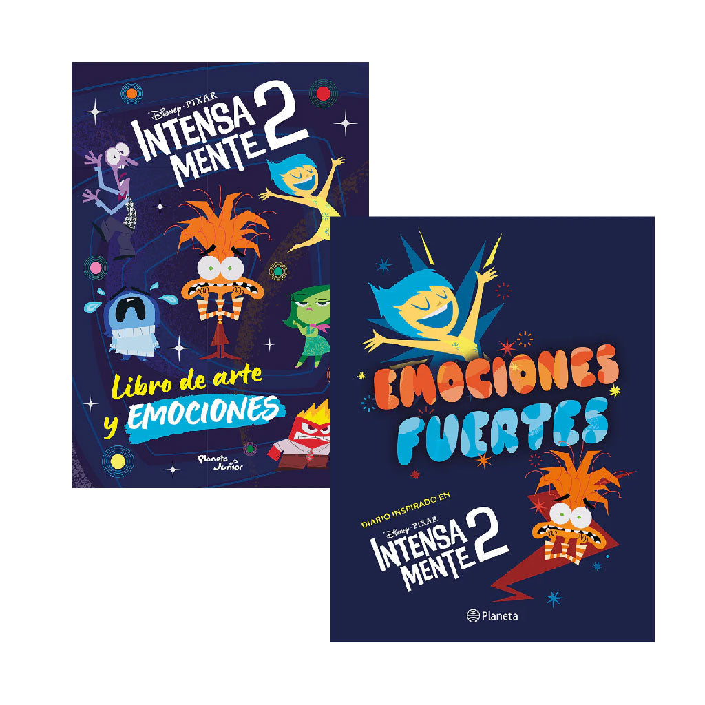 Combo Libros Infantil: Intensamente 2 Libro de Arte + Emociones Fuerte ...