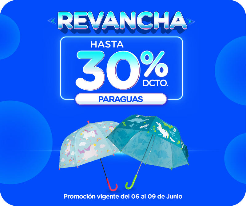 Paraguas retráctiles y clásicos de colores – Tienda Copec