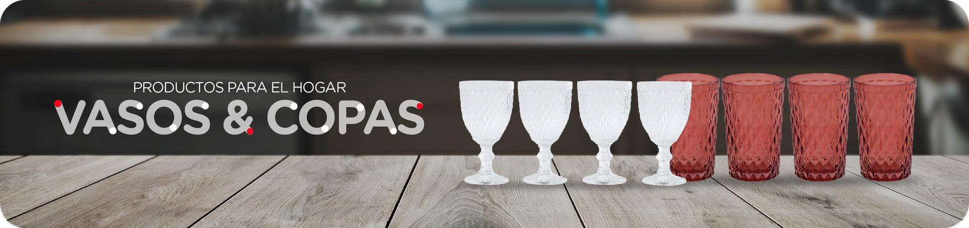 Vasos y copas – Tienda Copec